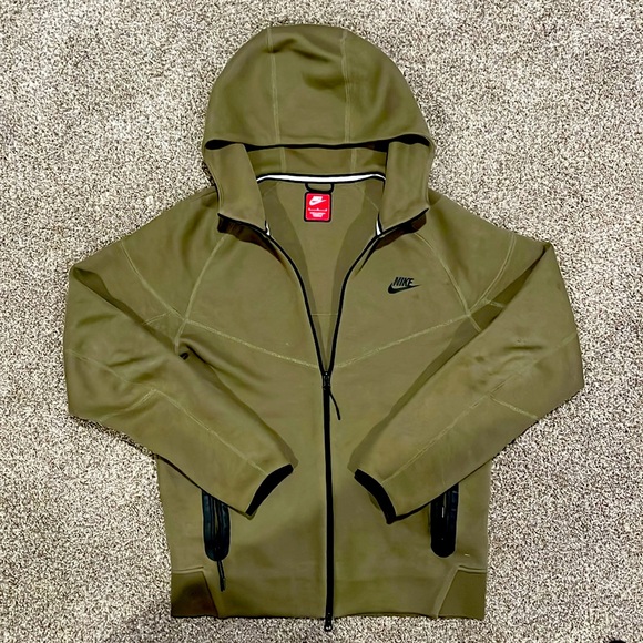Nike | Jackets & Coats | Olive Green Nike Tech | Poshmark